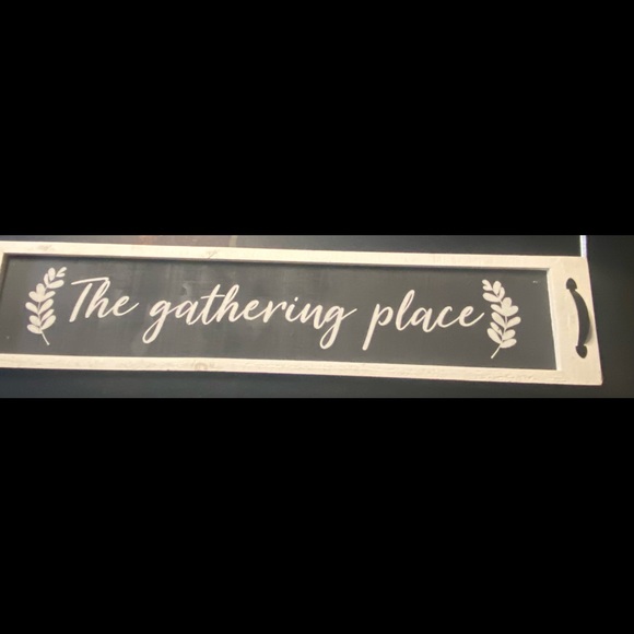 Art | The Gathering Place Hanging Sign | Poshmark